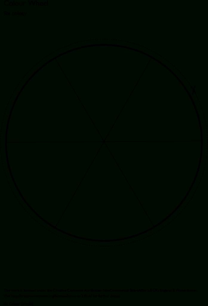 Download Printable Blank Color Wheel – Colour Wheel To in Blank Color ...