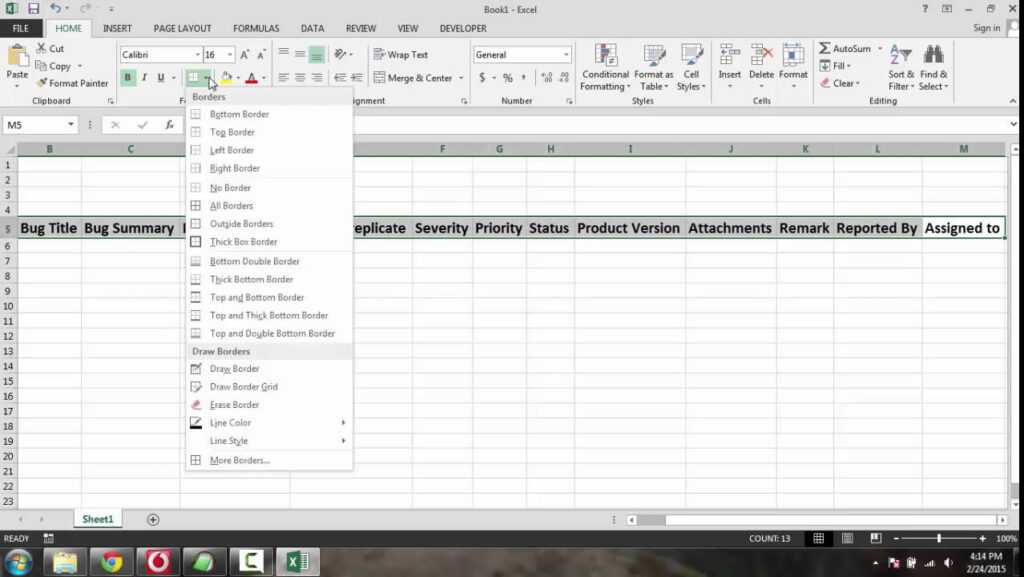 How To Write Defect Report Template In Excel for Defect Report Template ...