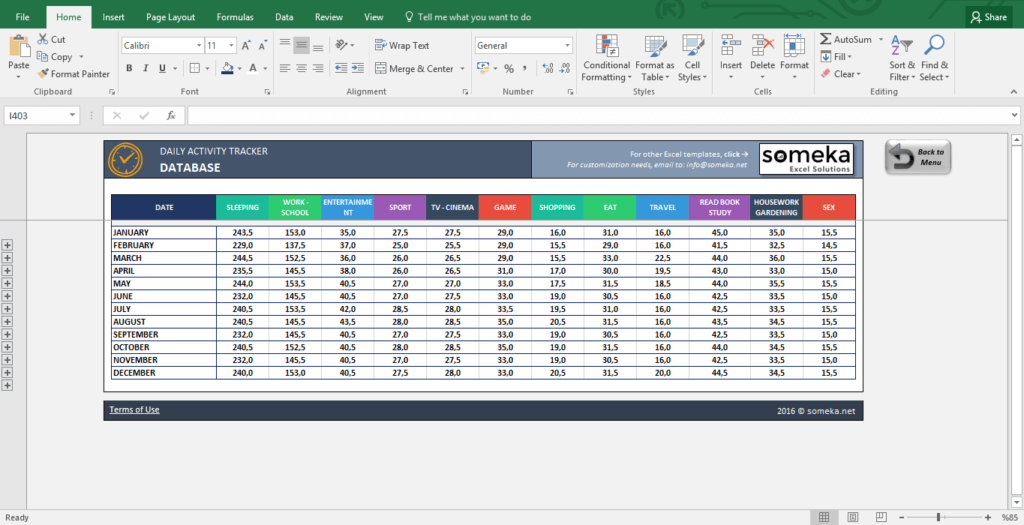 Monthly Sales Tracking Spreadsheet Activity Daily Tracker for Free ...